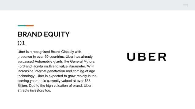 SWOT and Market and Demand Analysis of Uber Inc. | PPTX | Automotive Industry | Industries