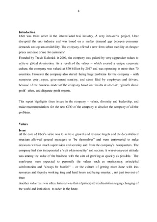 Uber leadership issues | PDF