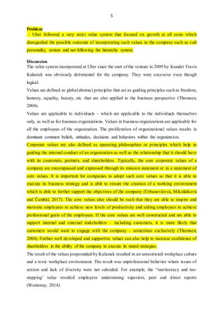 Uber leadership issues | PDF