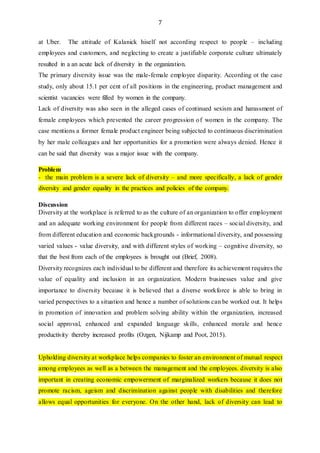 Uber leadership issues | PDF