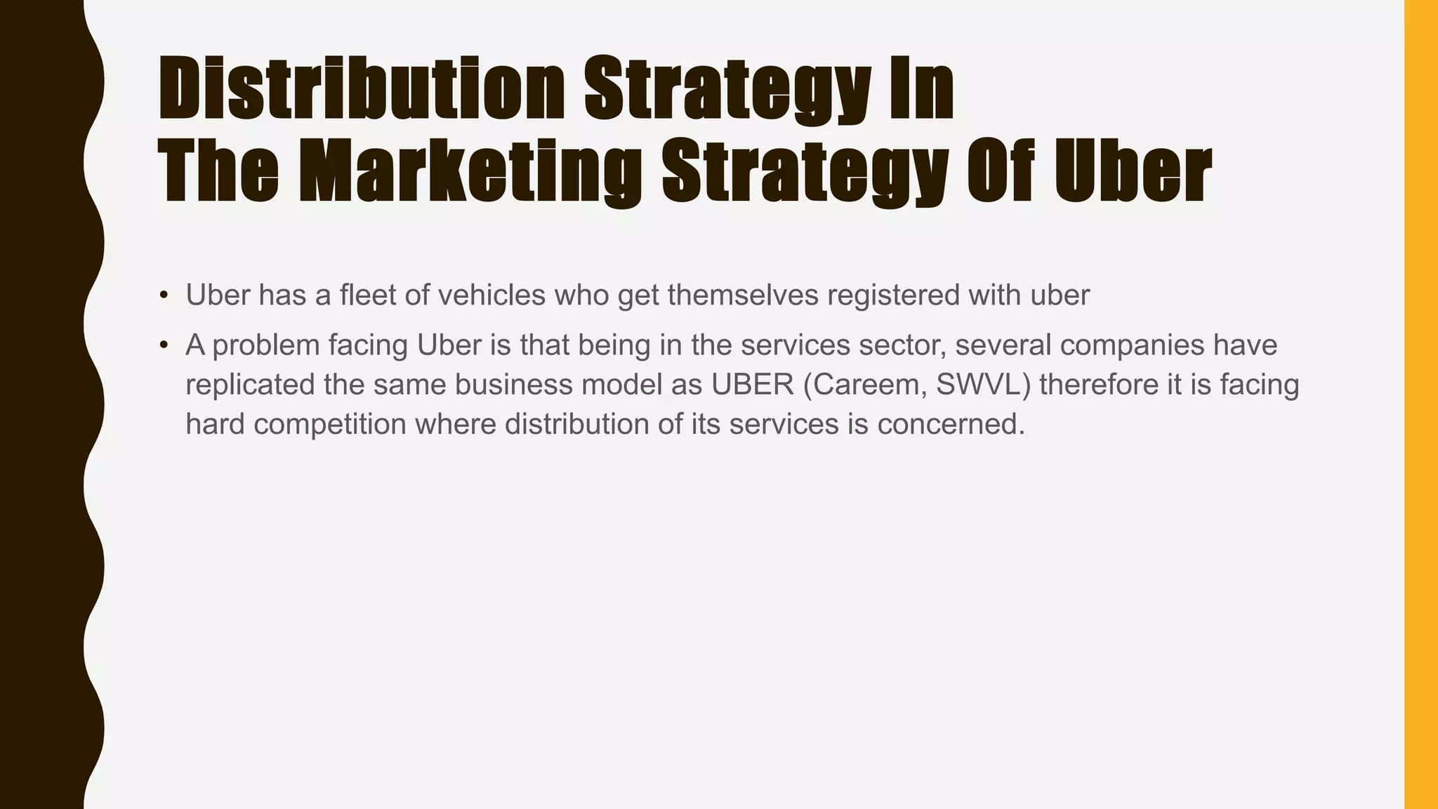 Uber Marketing Strategy in Egypt | PPTX