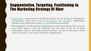 Uber Marketing Strategy in Egypt | PPTX