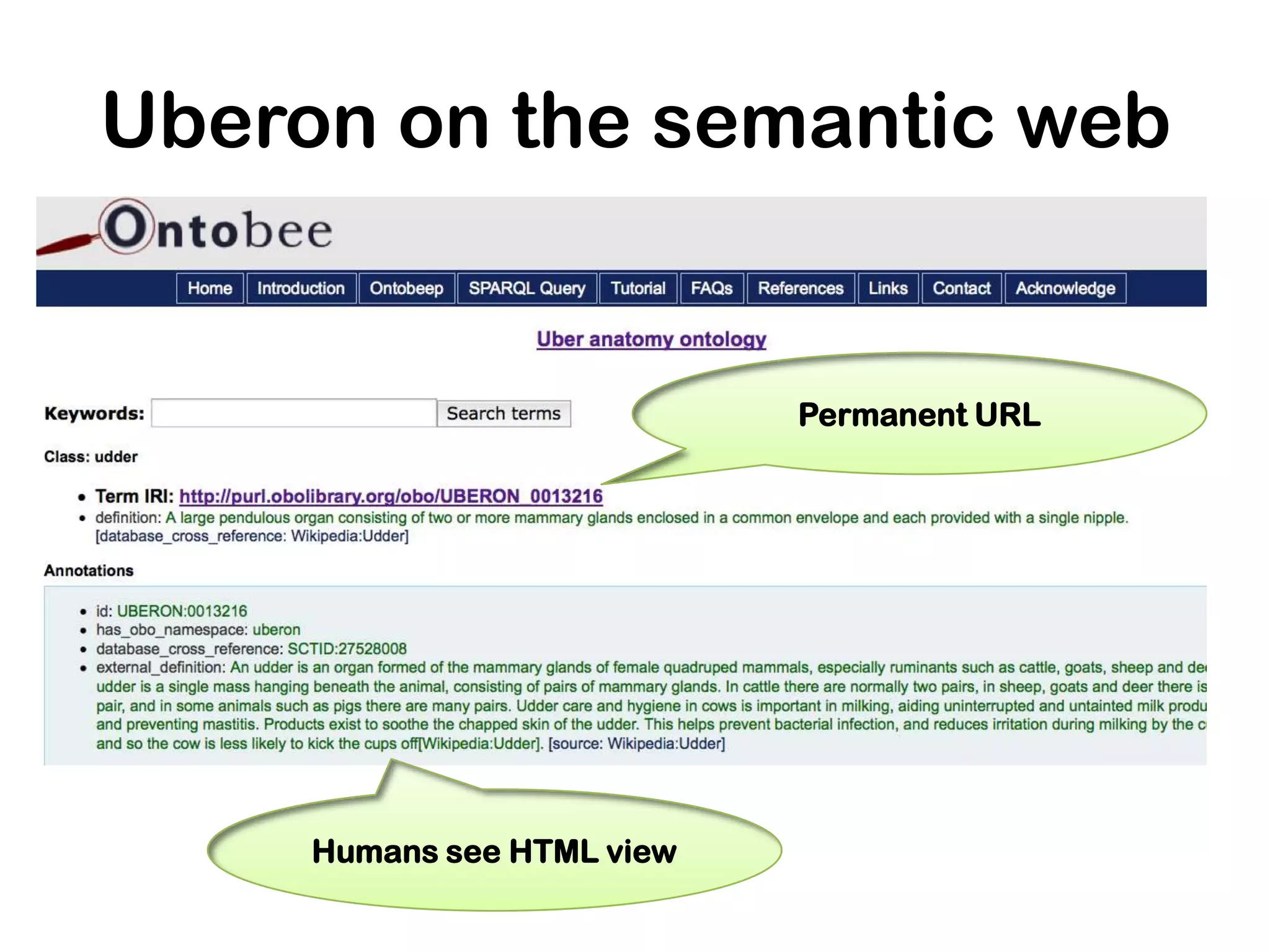 Uberon EBI industry workshop | PPT