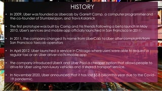 UBER (Technological Environment) | PPT