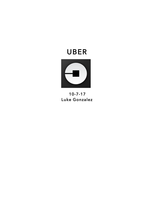 Uber pdf | PDF
