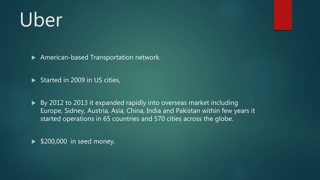 Uber's Rapid Growth with Innovative Strategy | PPT
