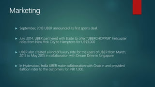 Uber's Rapid Growth with Innovative Strategy | PPTX