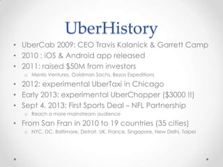 Uber Company Review | PPT