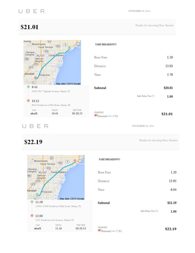 Uber receipt 2 | PDF