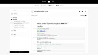 Uber's data science workbench | PPT