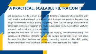 Why Labs Are Choosing Mini Strainers for FACS Sample Preparation | PPTX