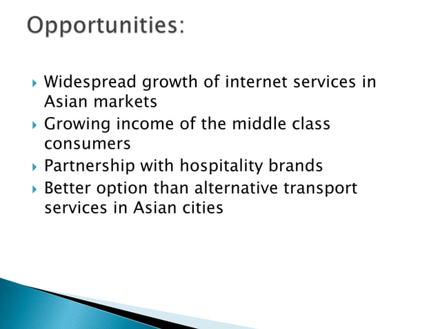 Uber swot analysis 2017 | PPTX