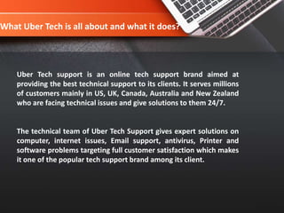 Ubertechsupport ppt | PPT
