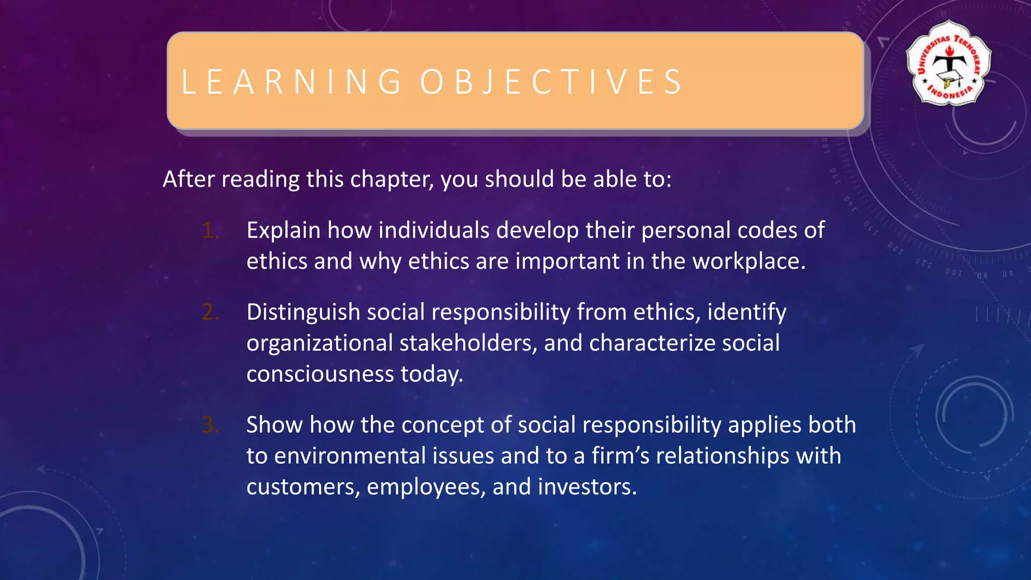 3. business ethics and social responsibility | PPTX