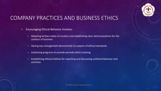 3. business ethics and social responsibility | PPTX