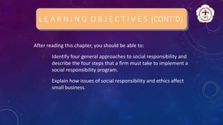 3. business ethics and social responsibility | PPTX