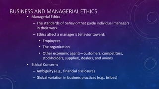 3. business ethics and social responsibility | PPTX