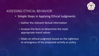 3. business ethics and social responsibility | PPTX