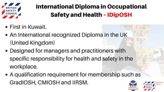 IDipOSH Training in Kuwait. | PDF