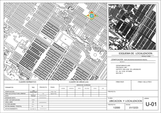 Plano de ubicación de la avenida El Muro | PPT