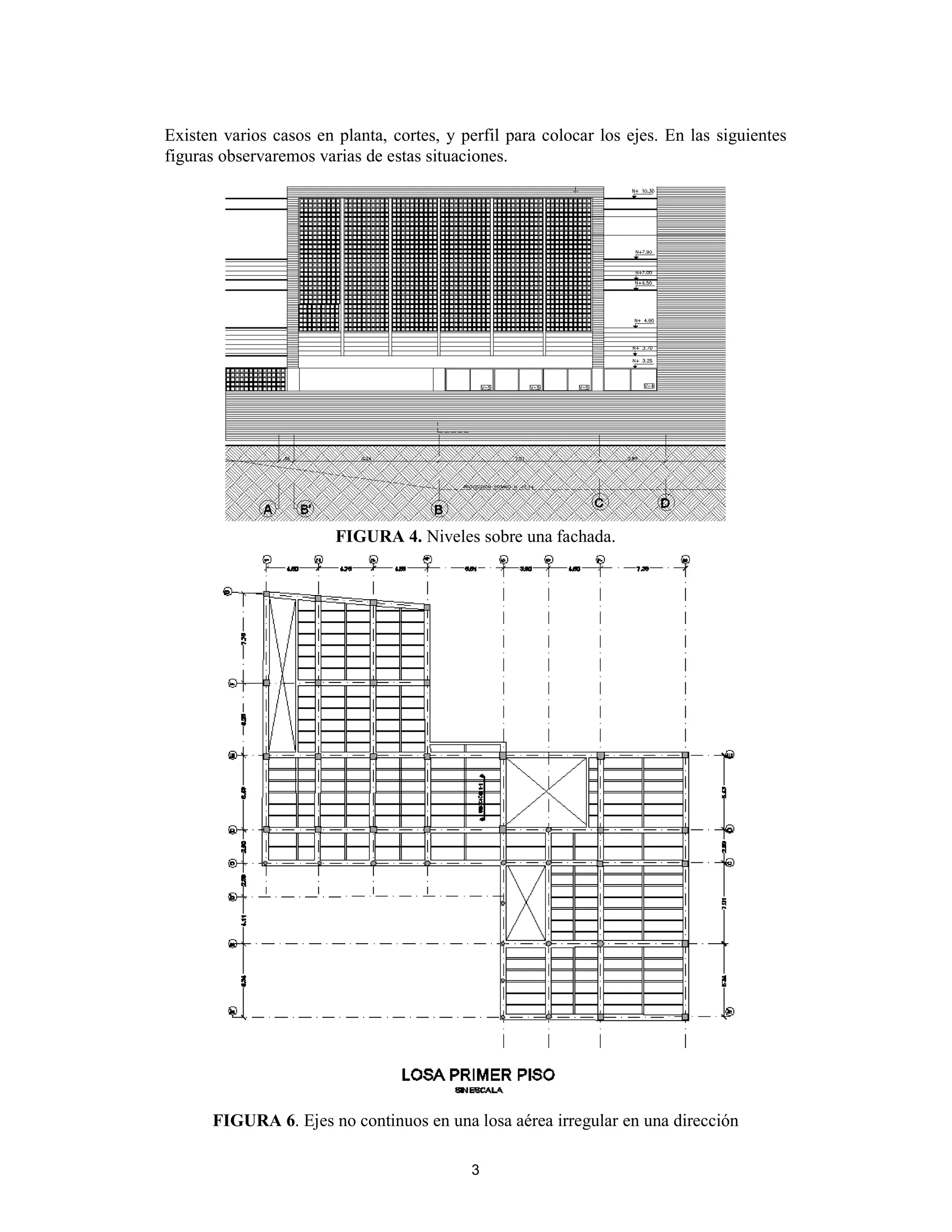 UBICACIÓN DE EJES EN UN PLANO ARQUITECTÓNICO. | PDF
