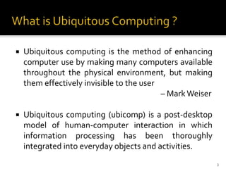 UBIQUITOUS COMPUTING | PPTX