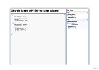 Ubilabs: Google Maps API - Best Practices | PPT