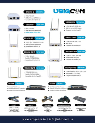 FTTH Products | PDF