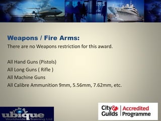 Ubique Weapons Blue Card | PPTX | Arms & Ammunition | Sensitive Topics