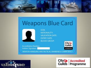 Ubique Weapons Blue Card | PPTX | Arms & Ammunition | Sensitive Topics