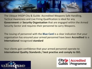 Ubique Weapons Blue Card | PPTX | Arms & Ammunition | Sensitive Topics