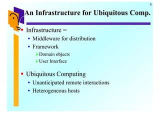 UbiquiTalk - An Infrastructure for Ubiquitous Computing (ESUG 2006) | PPT