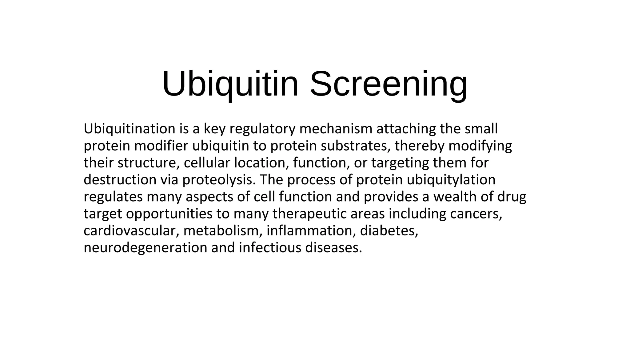 Ubiquitin | PPT