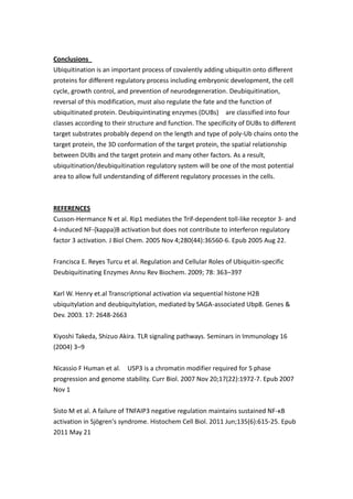 Ubiquitination | DOCX