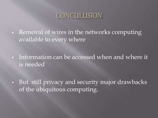 Ubiquitous computing-and-its-privacy | PPTX | Computing | Technology & Computing