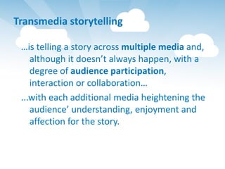 Transmedia and Augmented Reality | PPT | Free Download