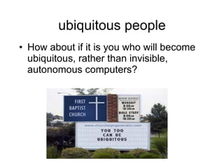 Becoming Ubiquitous | PPT