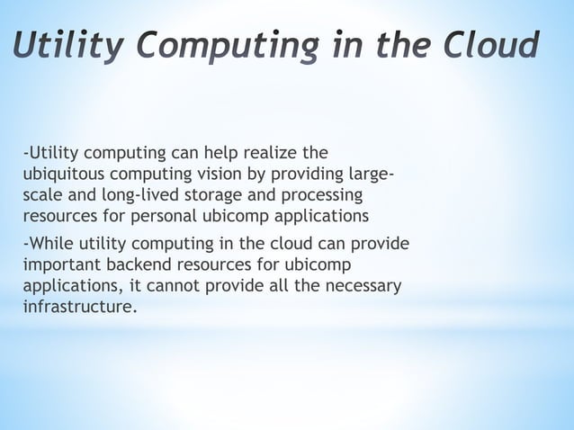 Ubiquitous computing | PPTX | Computer Software and Applications | Computing