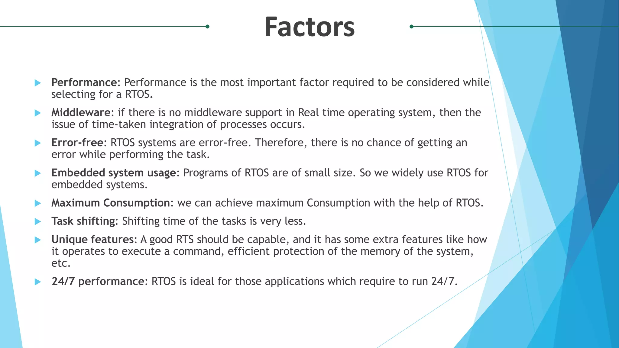 Real Time Operating Systems for Embedded Systems | PPT