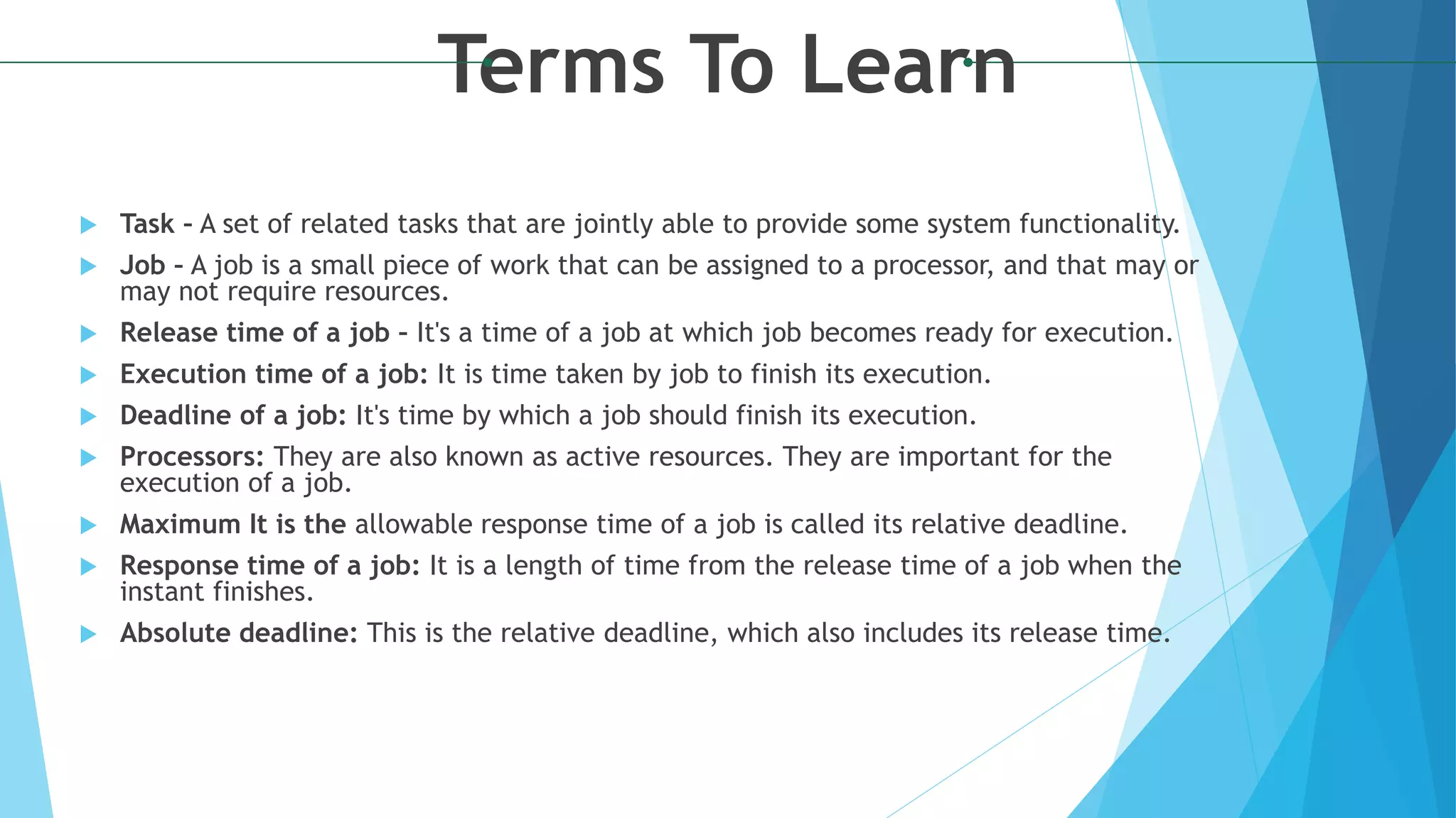Real Time Operating Systems For Embedded Systems Ppt
