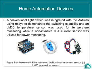 Ubiquitous home control and monitoring system using android based smart phone | PPT