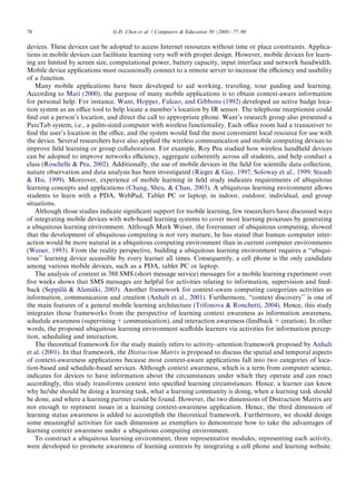 Ubiquitous learning website scaffolding learners by mobile devices with ...