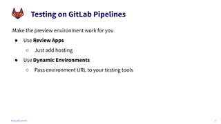 GitLab Commit 2020: Ubiquitous quality through continuous testing ...