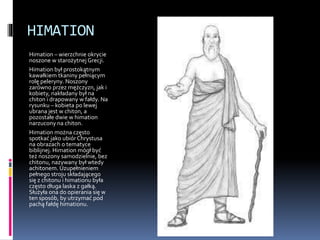 Dress in ancient Greece | PPTX