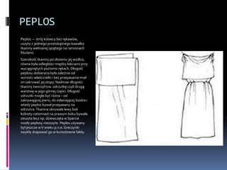 Dress in ancient Greece | PPTX