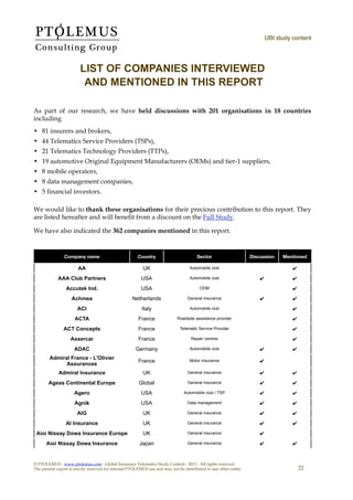 Ubi global study 2013 content list | PDF