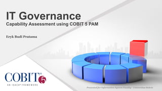 IT Governance - Capability Assessment using COBIT 5 | PDF