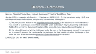 Subchapter V: A View from Key Participants | PPT