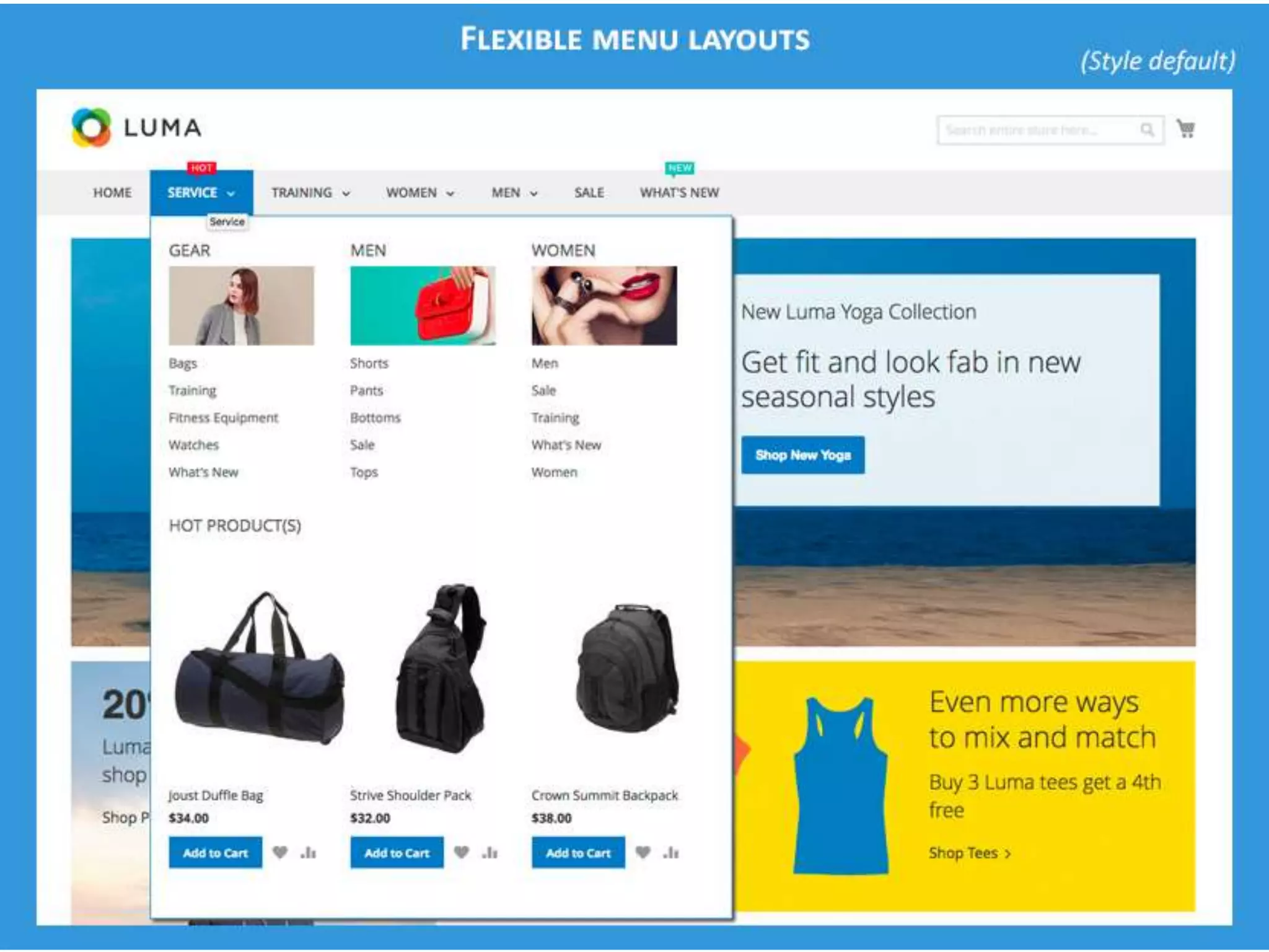 UB Mega Menu for Magento 2 | PPTX