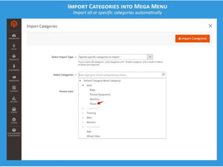 UB Mega Menu for Magento 2 | PPTX